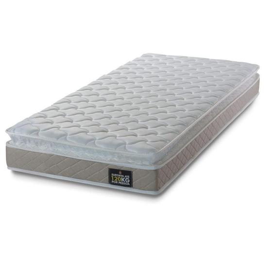 Colchão Solteiro De Espuma D33 0,88x1,88x0,19 Bege/branco - HELLEN ...