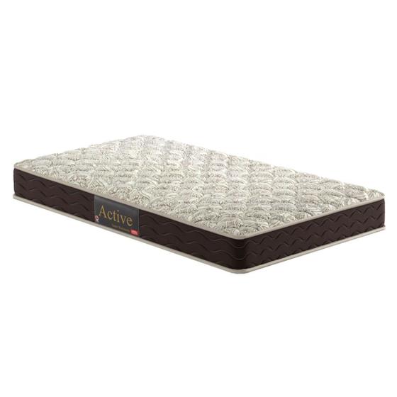 Colchão Solteiro Espuma D20 Active Resistente (78x188x14) - Pelmex ...