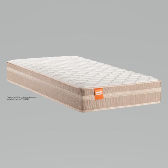 Colchão Solteiro Jaguar Molas Ultralastic Branco/Bege 88x188 - Inducol ...