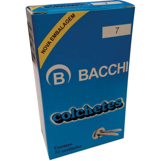 Colchete Latonados N.07 Com 72 Unidades - Bacchi - Colchete - Magazine ...