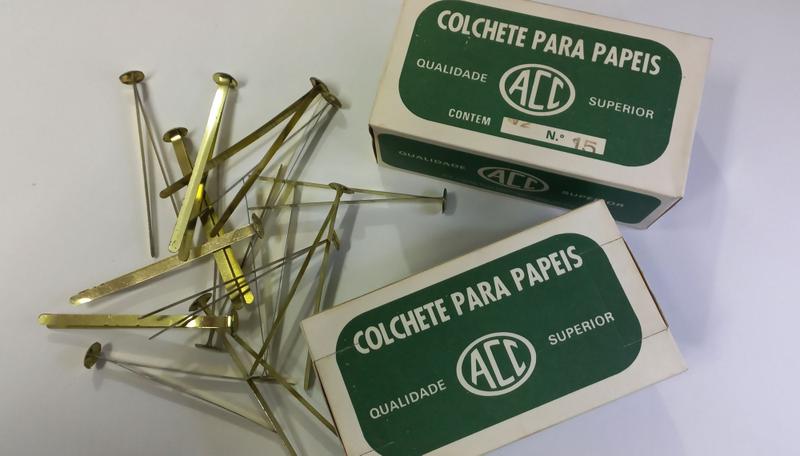 Colchete para papeis n 15 com 72 unidades - ACC - Colchete - Magazine Luiza