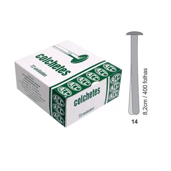 Colchetes Acc N14 Aço Metálico C/72 - No Magalu - Magazine Luiza