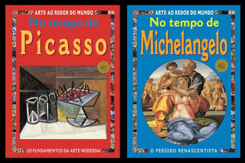Coleção arte ao redor do mundo - 2 vol. no tempo de michelangelo + no ...