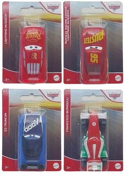 Coleção c/ 4 Miniaturas Carros Disney Pixar - Cars Value Pack - Mattel ...