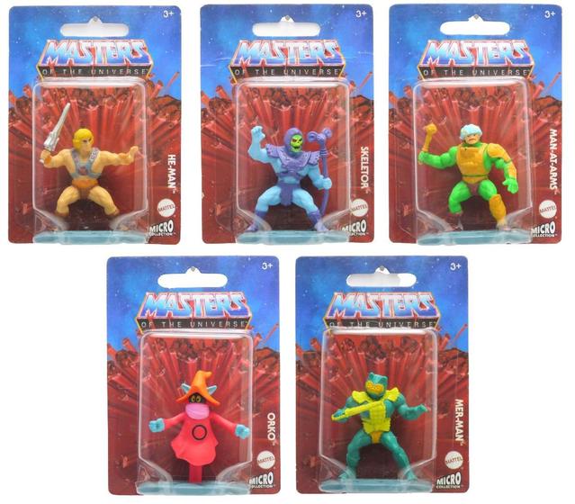 Coleção c/ 5 Mini Figuras He-Man Masters of the Universe - Mattel ...