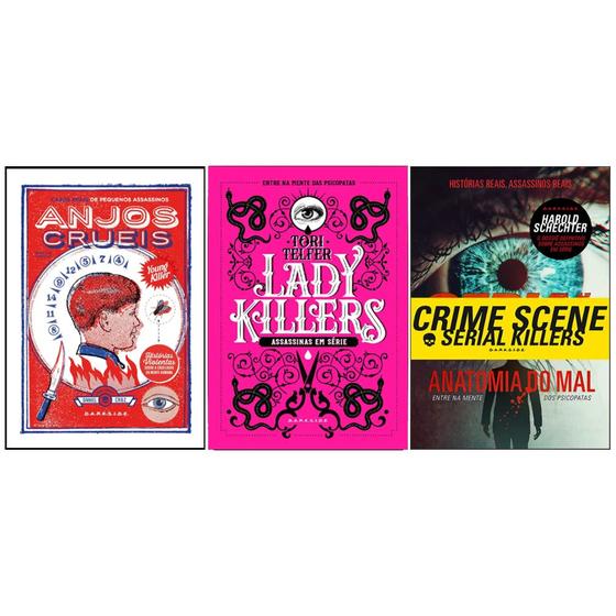 Coleção Crime Scene DarkSide - Anjos Cruéis + Lady Killers + Serial ...