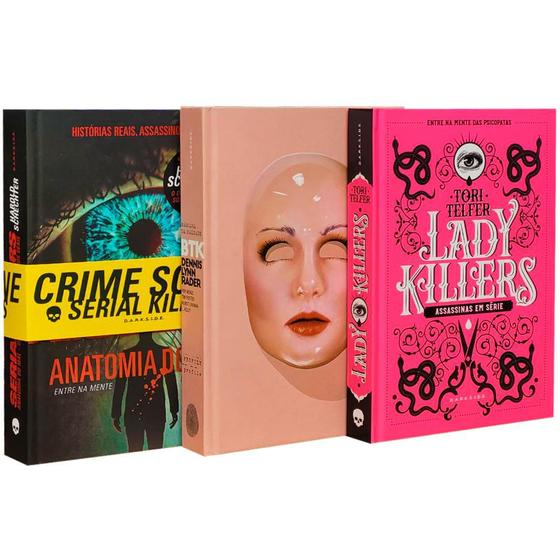 Coleção Darkside True Crime - 3 livros - BTK, Lady Killers, Serial ...