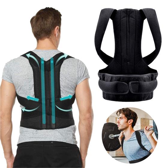Colete Lombar Postural Tensão Coluna Hérnia Disco Alivio Dor - HOME ...