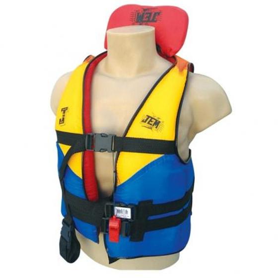 Colete Salva Vidas flutuante marca JEM com apito para 80kg - Colete ...
