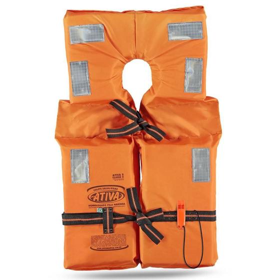 Colete Salva Vidas Homologado Classe Ii Gg Acima De 110 Kg - Ativa ...