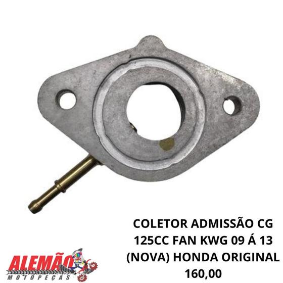 Coletor admissãocg 125cc fan kwg 09 á 13(novo) honda original. - Motor ...