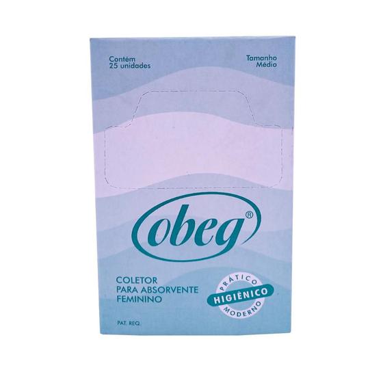 Coletor para Absorvente Feminino 25 Unidades Obeg - Dispenser de ...