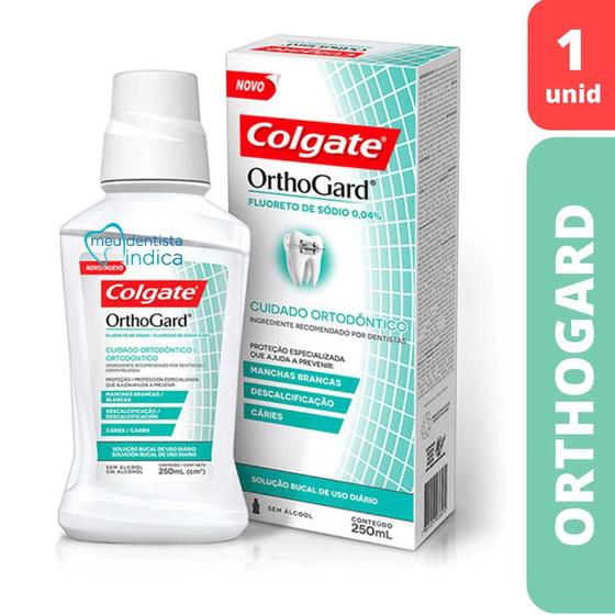 COLGATE - Enxaguatório Bucal Orthogard com Flúor - 250 ml ...
