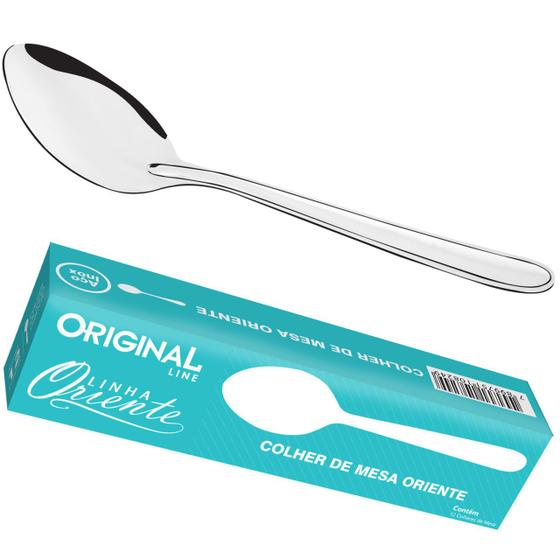Colher de Mesa Inox Original line Oriente Talher, Bar/Restaurante ...