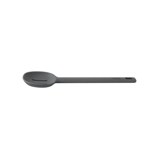 Colher de Servir Perfurada Tramontina Molde em Silicone Cinza ...