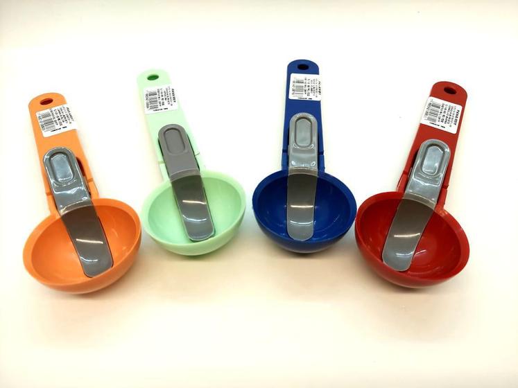 Colher De Sorvete Com Ejetor Bolas Plástico Azul - Panamby - Colher de ...