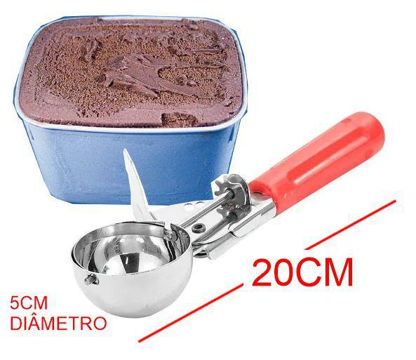 Colher De Sorvete Inox Cor Sortidas C Ejetor 20cm Wincy - Colher de ...