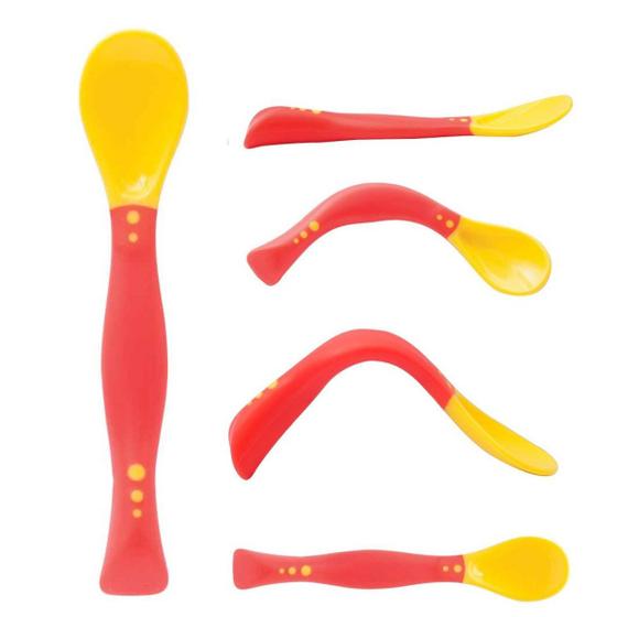 Colher flexivel design anatomico dobravel bebe refeicao blw - BUBA ...
