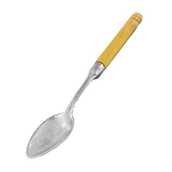 Colher Industrial Com Cabo Em Madeira Kehome - Colheres - Magazine Luiza