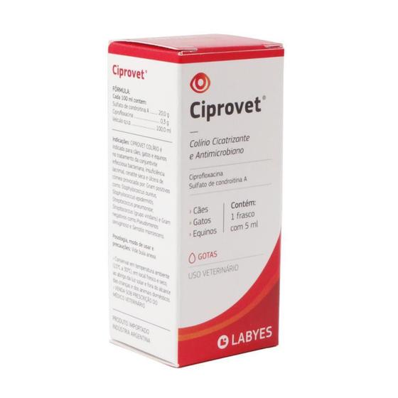 Colírio CIPROVET - 5ml - Labyes - Farmácia Pet - Magazine Luiza