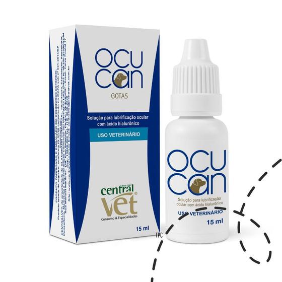 Colírio Ocucan Cães E Gatos Gotas 15 Ml Central Vet Colírio