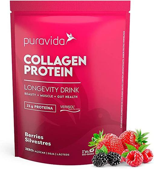 Collagen Protein Verisol Puravida 450 gr (Berries Silvestres) - Pura ...