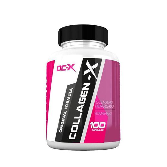 Collagen-X Colágeno Hidrolisado + Vitamina C 120Caps DCX Nutrition - Colágeno - Magazine Luiza