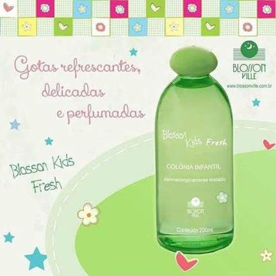 Colônia Infantil Blosson Kids Fresh 200ml - Blosson Ville - Água de ...