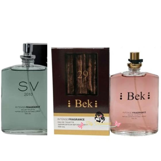 Colônia KIT COM2 Perfumes Intense Fragrância Original Ótima Fixação ...