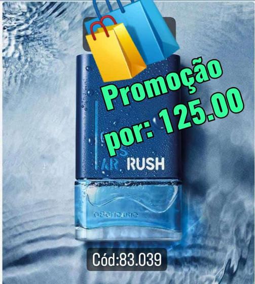 Colonia masculina quasar rush - BOTICÁRIO - Perfume - Magazine Luiza
