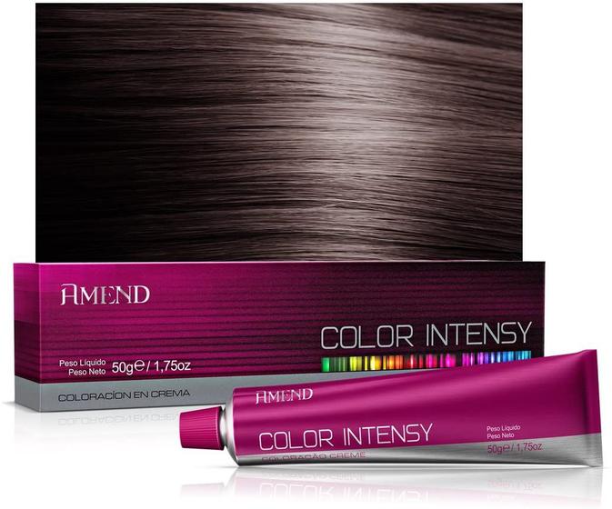 Coloração Amend Color Intensy 3.0 Castanho Escuro 50g - Tinta de Cabelo ...