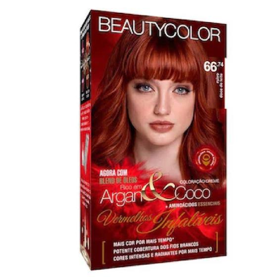 Coloração Beautycolor Kit Tinta Para Cabelo Selecione A Cor ...