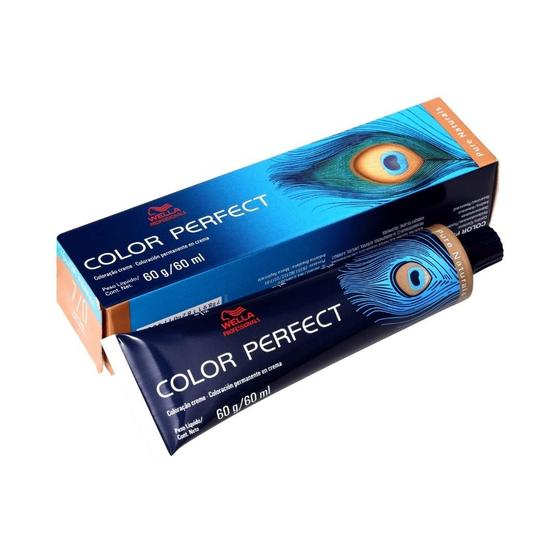 Coloração Color Perfect Wella - 7/73 Louro Médio Marrom Dourado - 60g ...
