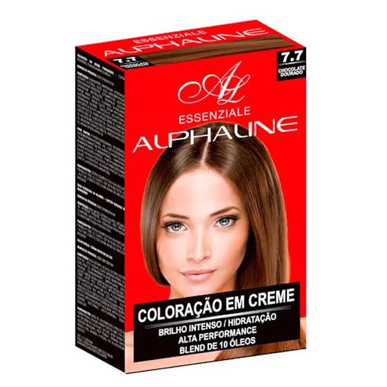 Coloração Essenziale 7.7 Chocolate Dourado - Alpha Line - Tinta de ...