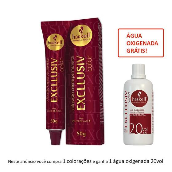 Coloração Haskell Excllusiv Color 8.3 Louro Claro Dourado - Tinta de ...