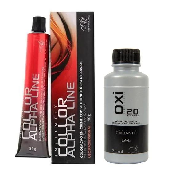 Coloração Instantly Collor Castanho Médio Vermelho 4.66 + Ox 20v ...