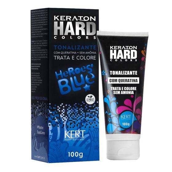 Coloração Keraton Hard Colors HEROES BLUE - Kert - Tinta de Cabelo ...