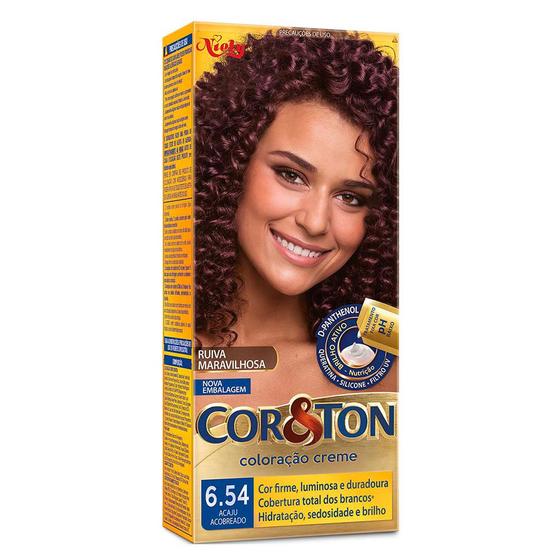 Coloração Niely Cor&Ton - Tons Vermelhos - Cor e Ton - Tinta de Cabelo ...