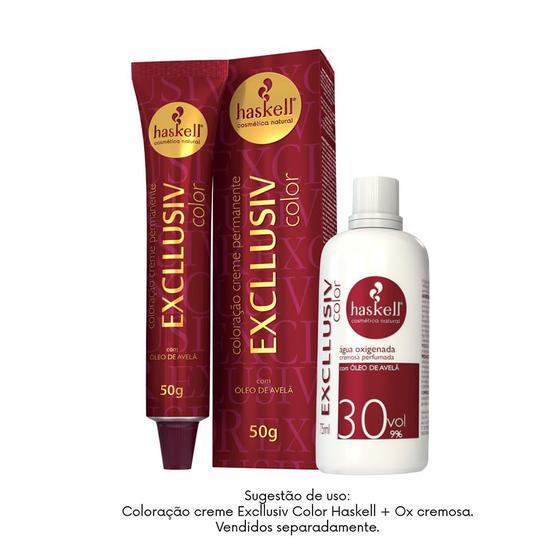 Coloração para Cabelos Haskell - Excllusiv Color Tons Ruivos - Tinta de ...