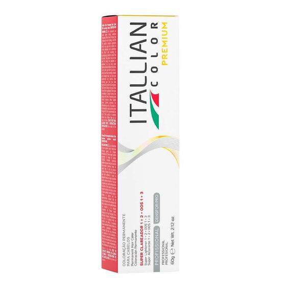 Coloração Permanente Itallian Color Super Clareador Tons Louros - Tinta ...