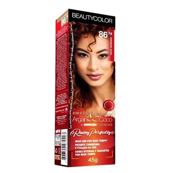 Coloração Ruivo Caramelo 45g 86.74 - Beauty Color - Tinta de Cabelo ...