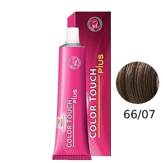 ColoraÇÃO Wella Professionals Color Touch Plus 66/07 Louro Escuro ...