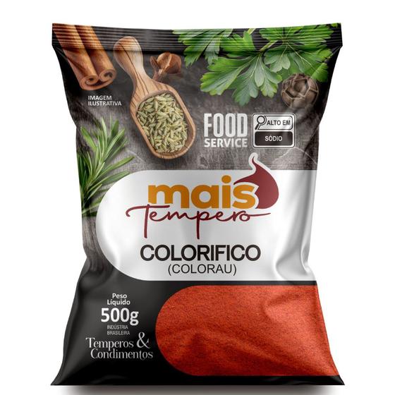 Colorifico Colorau - Pacote com 3kg Gramas Mais Temperos Sabor Natural ...