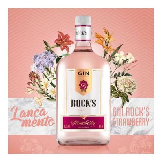 Combo 1 Gin Rocks rose 995ml + 4 Tonica Antarctica 350ml - Gin ...