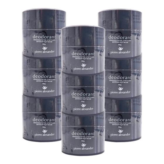 Combo 10 Pierre Alexander Desodorante Em Creme 50g - Desodorante ...