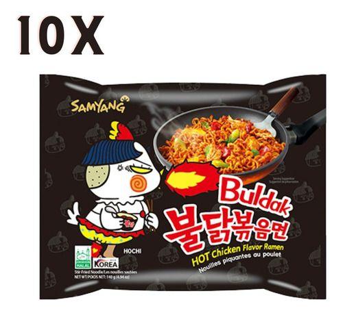 Combo 10x Lamen Coreano Frango Picante Buldak Hot Chicken - Samyang - Macarrão - Magazine Luiza