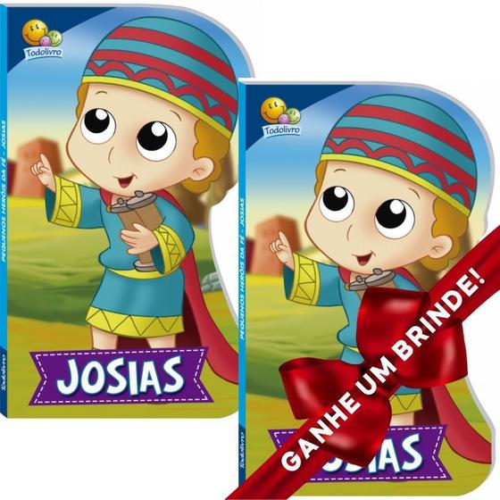 Combo 2 Livros Pequenos Heróis da Fé: Josias Ilustrada Infantil SBN ...