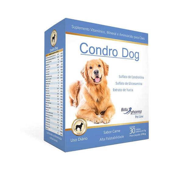 Combo 2 unidades Suplemento Nutricional Botupharma Pet Condro Dog 210 g ...