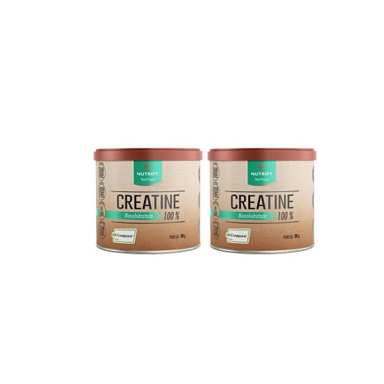 Combo 2x creatine 300g nutrify creatina vegana - sem sabor - Creatina ...