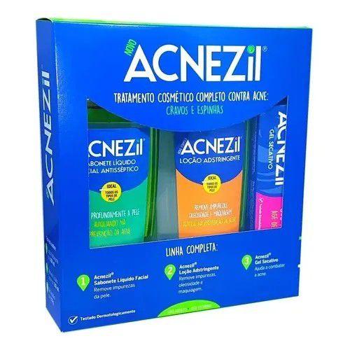 Combo 2x Kit Acnezil Tratamento Completo - CIMED - Kit de Tratamento ...